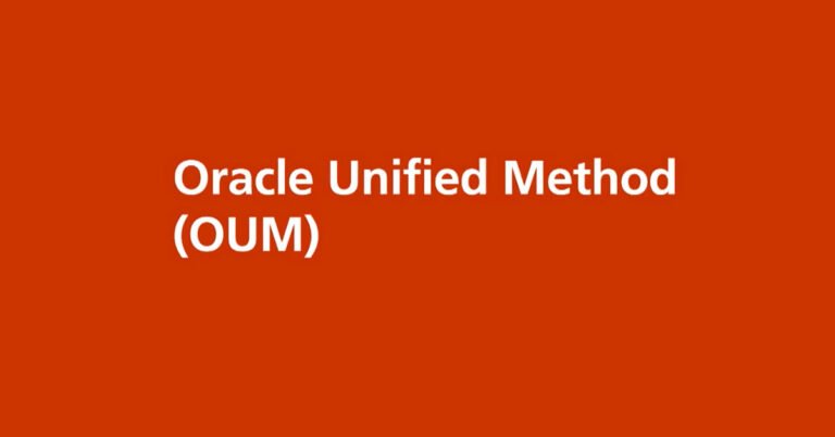 Oracle Unified Methodology (OUM) Implementation steps: – Pyramid Fusion ...